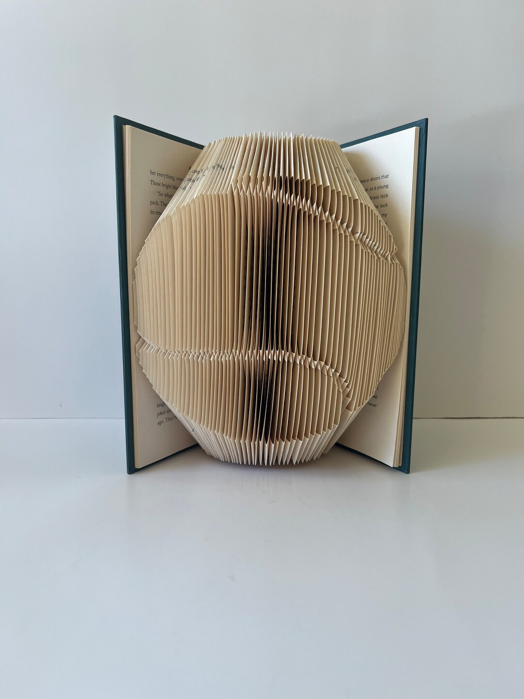 Tennis Ball Pattern - Fold Your Own Book - Book Fold Pattern - Book ...