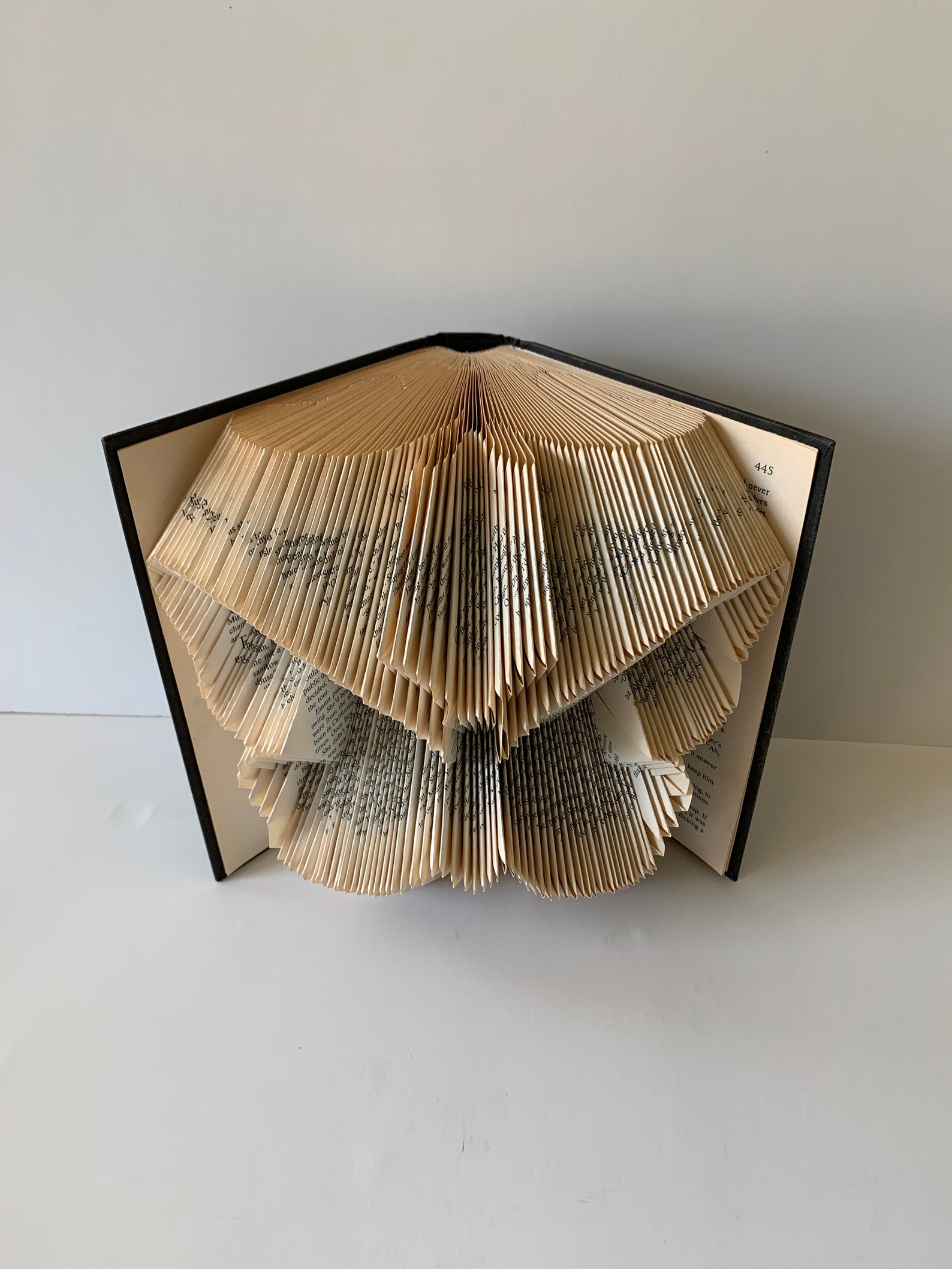 Butterfly Book Fold, Book Sculpture, Unique Book Art, Wedding Gift ...