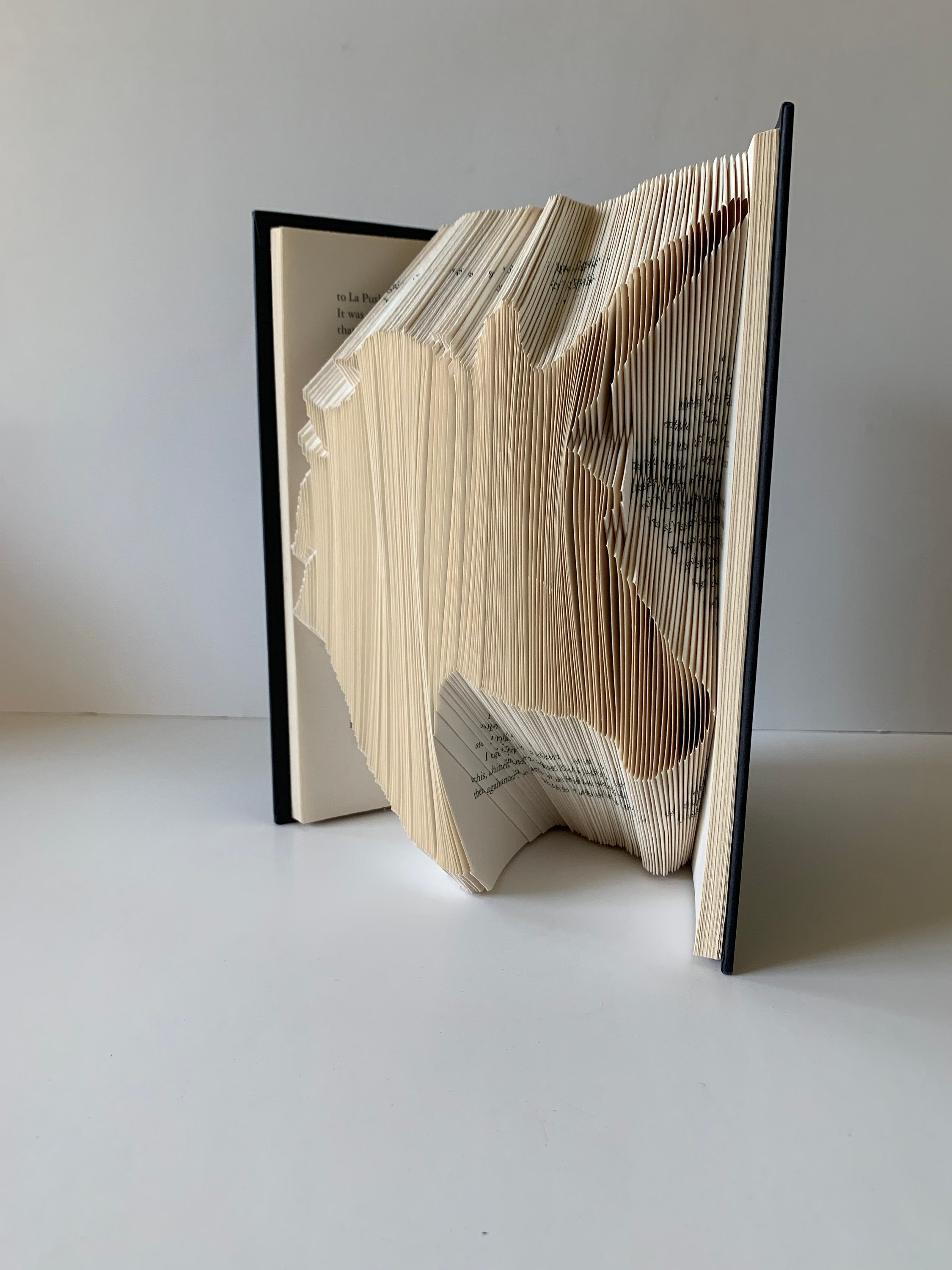 Unicorn Book Pattern Book Fold Pattern Unicorn Sculpture Book Sculpture ...