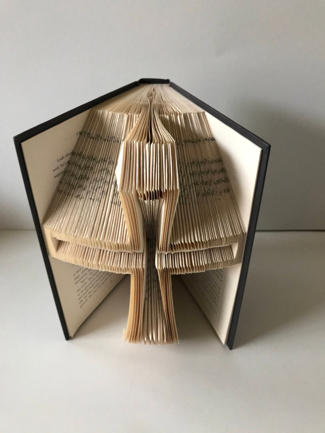Folded Book Art Cross Sculpture Book Sculpture Unique - Etsy