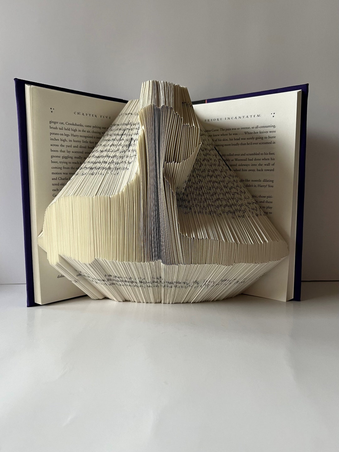 Great Dane, Book Sculpture, Gift for Owner, Unique Book Art, for ...