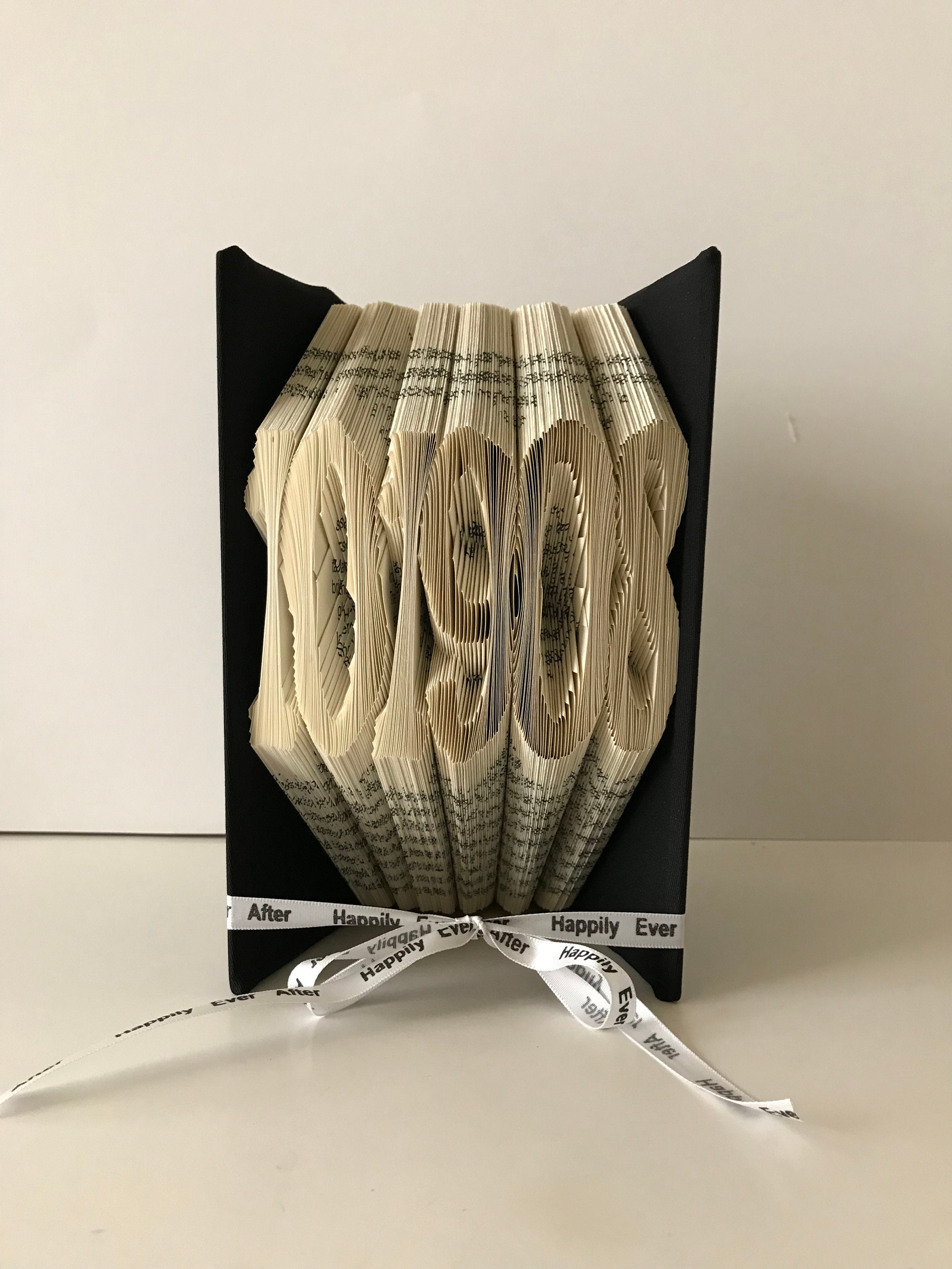 Customized ribbon Add on to a book fold order Up to 35 | Etsy