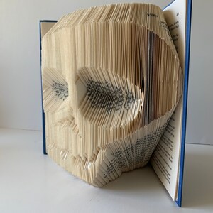 Book Folding Pattern, Book Sculpture, Mark and Measure, Instant ...