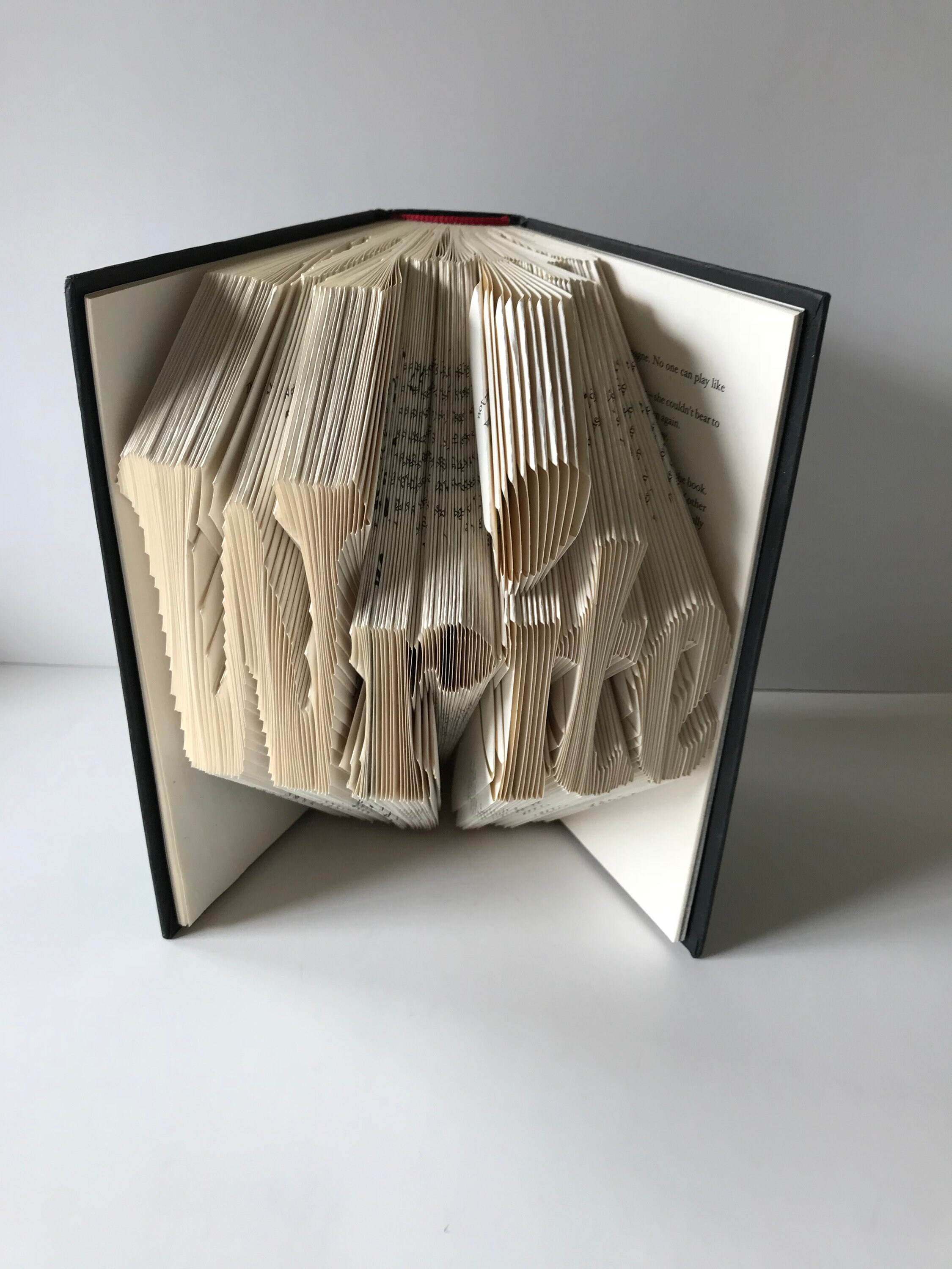 Write Sculpture, Gift for Writer, Author Gift, Unique Book Art, Gift ...