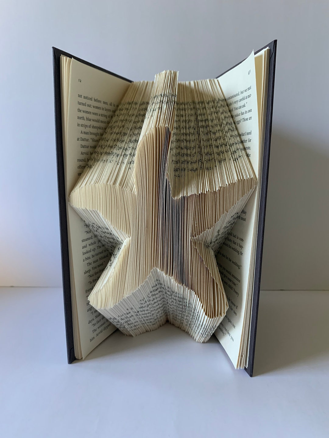 Starfish Sculpture, Beach Theme, Unique Book Art, Beach House Décor ...