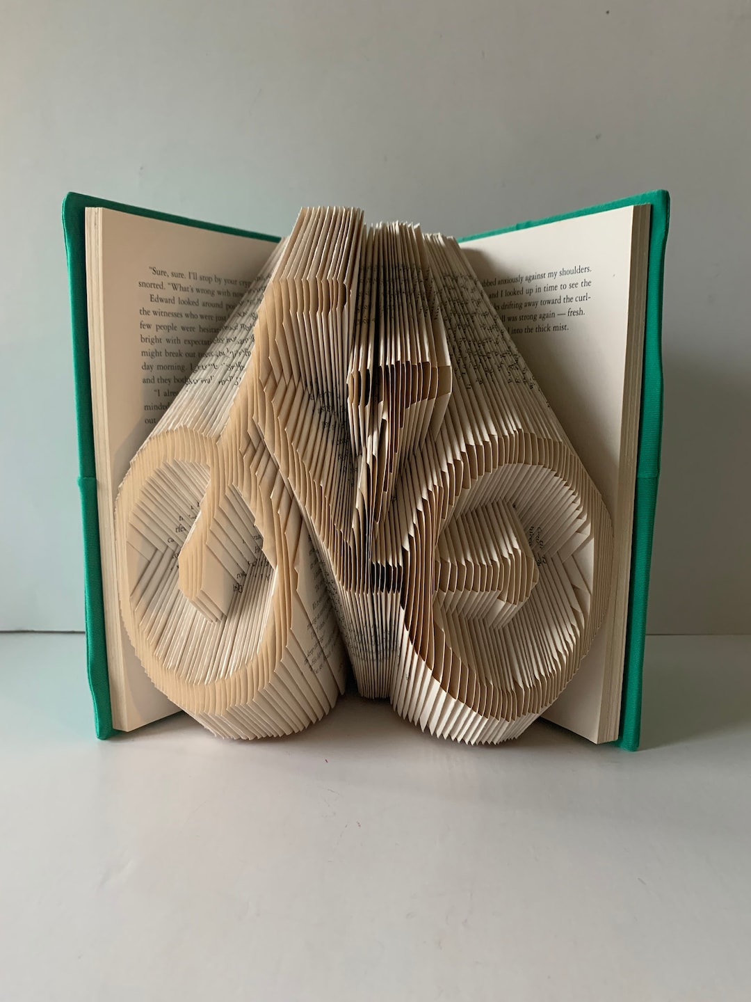 Bike Gift, Bicycle Book Sculpture, Loves to Ride Bikes, for Book Lover ...