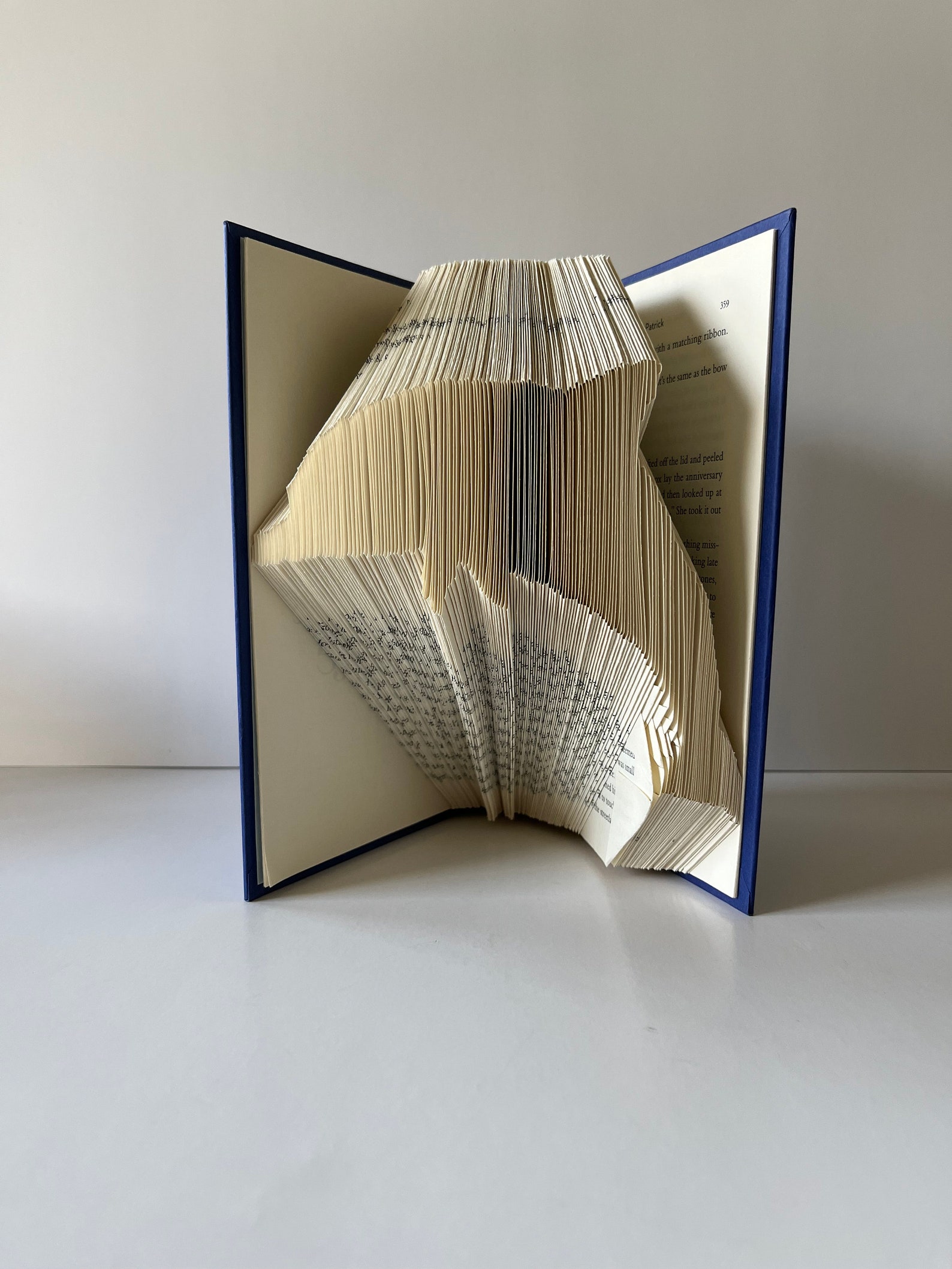 Book Folding Pattern Book Sculpture Pattern Book Mark and - Etsy