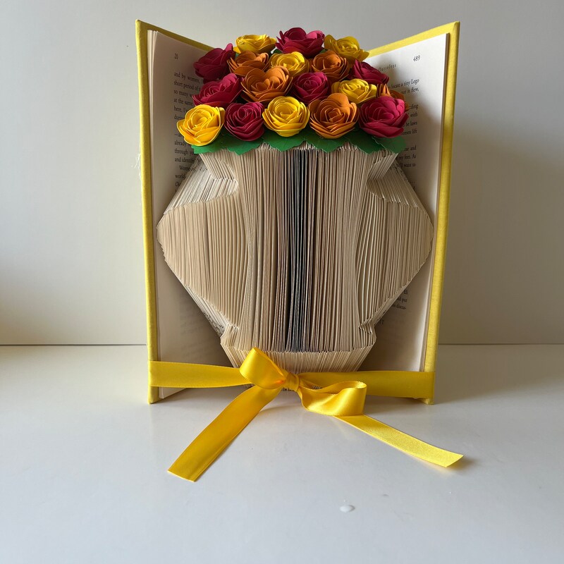 Book Folding Vases - Etsy