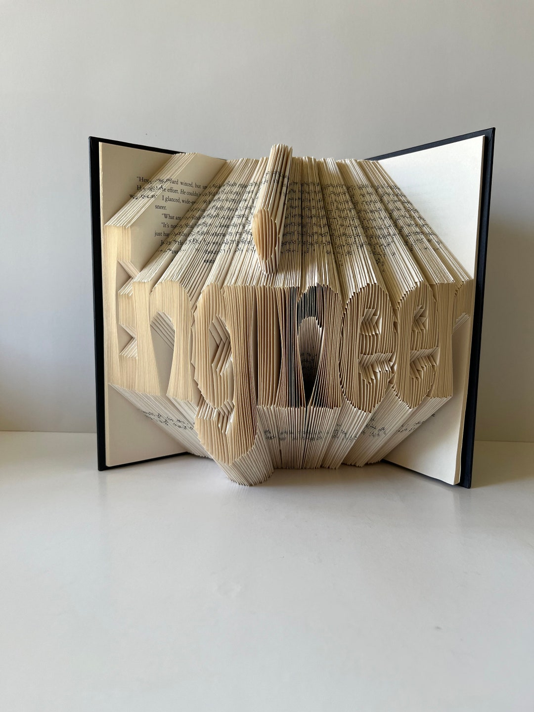 Book Fold Pattern - Engineer Sculpture - Mark and Measure - Instant ...