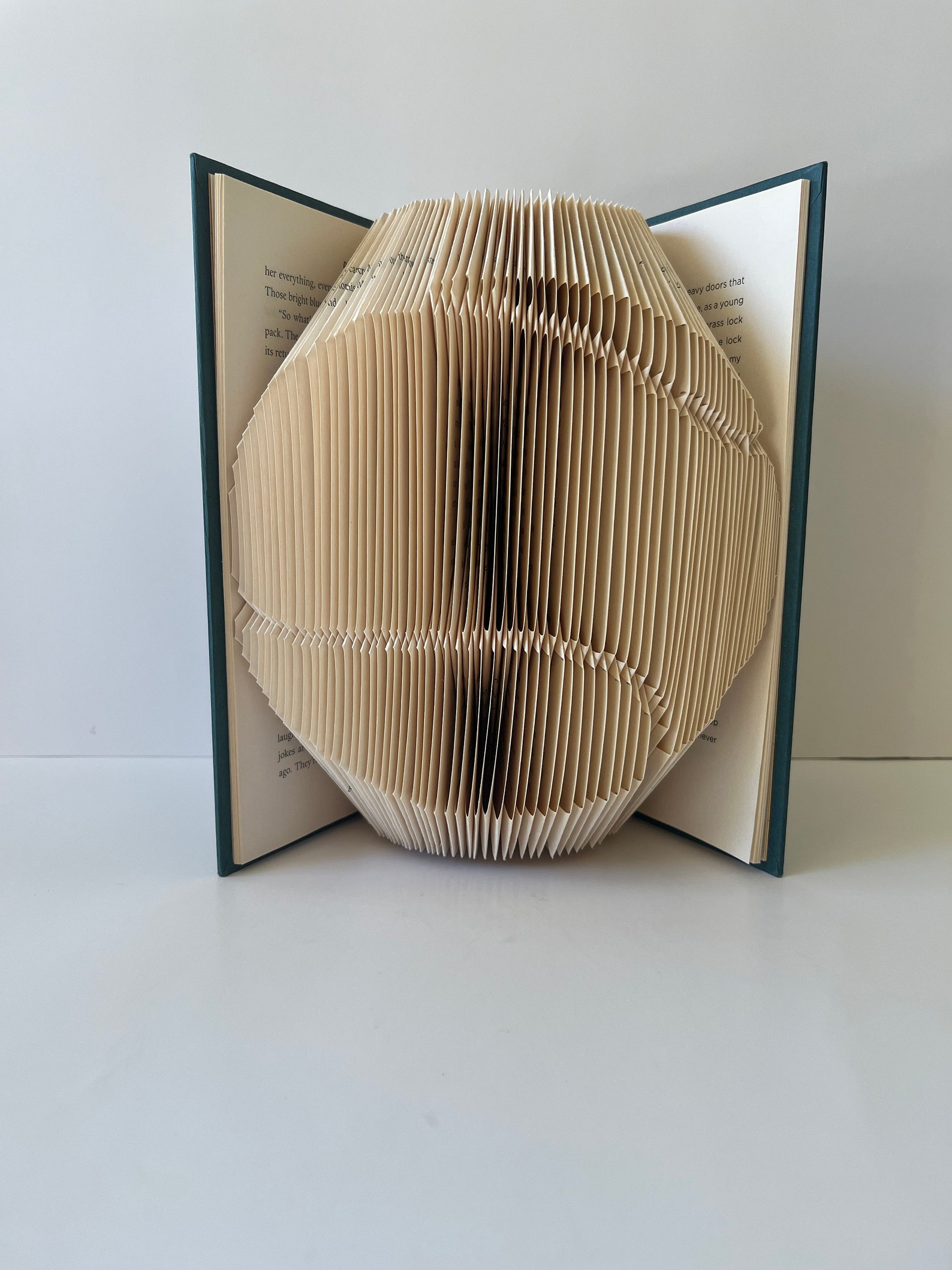 Tennis Ball Pattern - Fold Your Own Book - Book Fold Pattern - Book ...