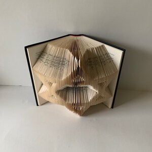Star of David Book Fold Pattern Book Sculpture Mark and Measure Folded ...