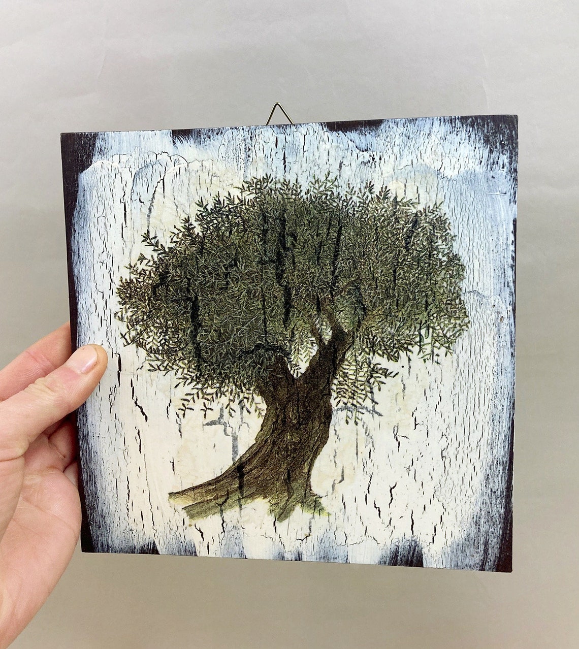 Olive Tree Wall Art Rustic Wooden Wall Decoration Tree Wall | Etsy