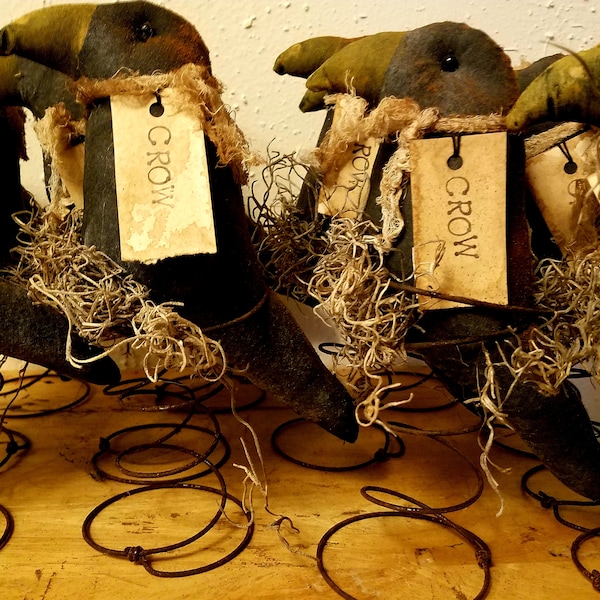 Primitive Crows - Etsy