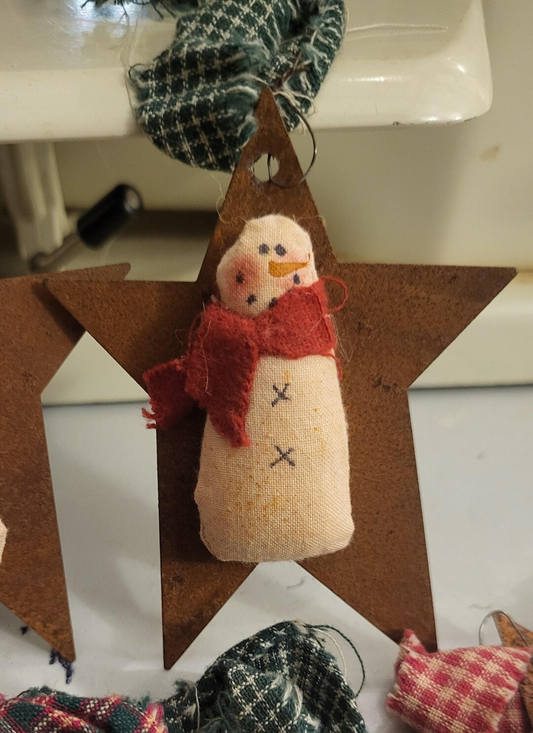 RUSTY TIN ORNAMENT - Etsy