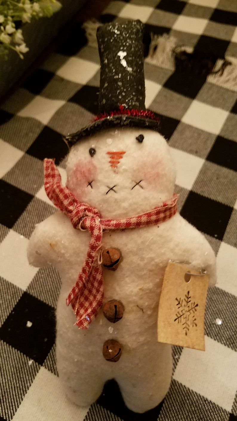 TOP HAT SNOWMAN | Etsy