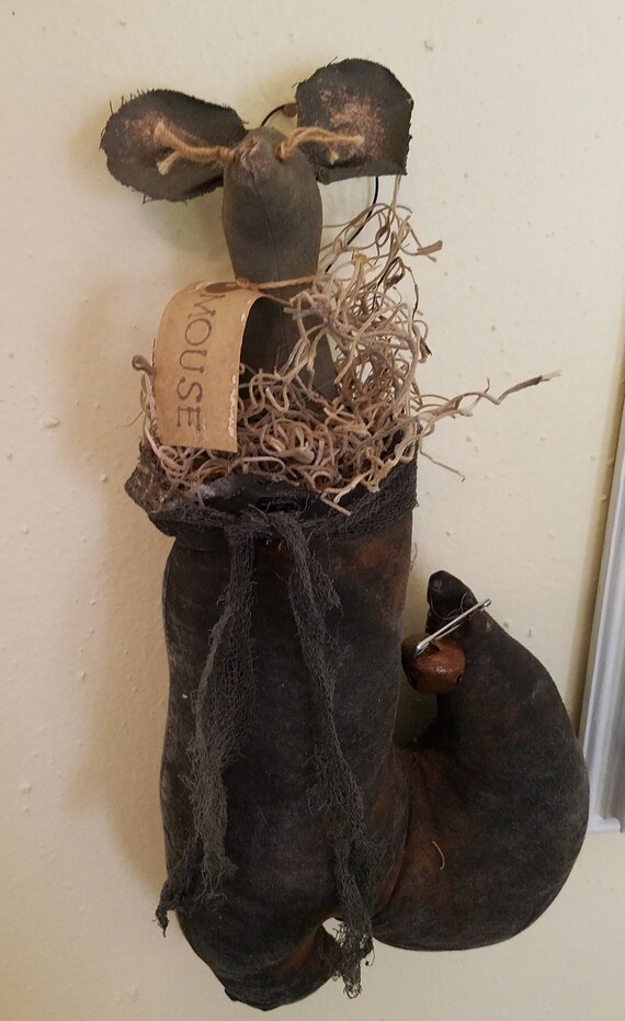 MOUSE in a WITCH BOOT | Etsy