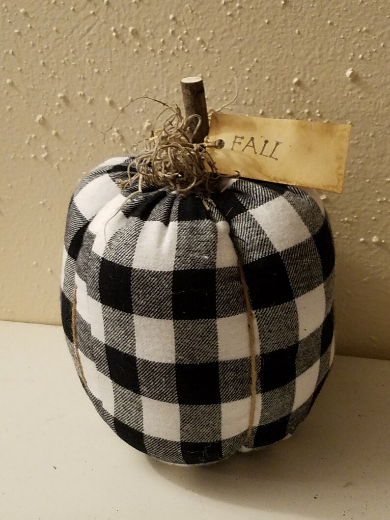 BUFFALO CHECK PUMPKINS - Etsy