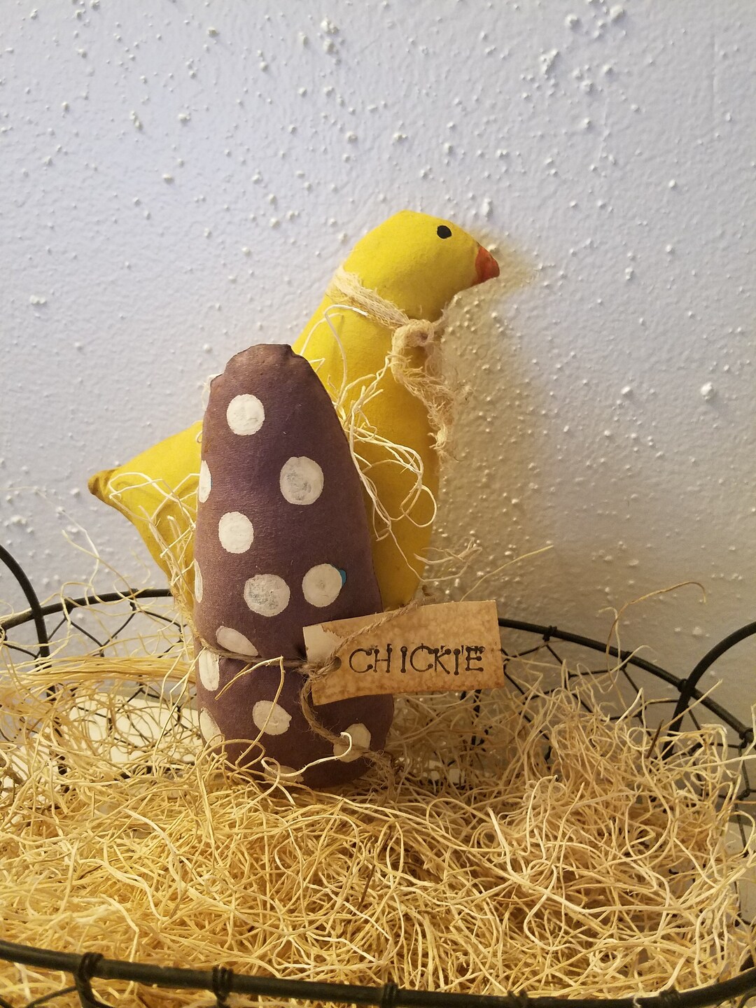 CHICKIE With EASTER EGG - Etsy