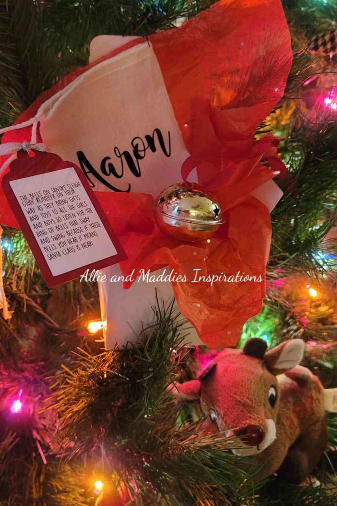 Santa Sleigh Bell W/note and Personalization - Etsy
