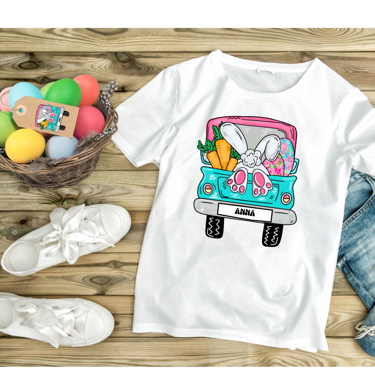 Personalized Easter Truck Download With Your Name, Easter Digital ...