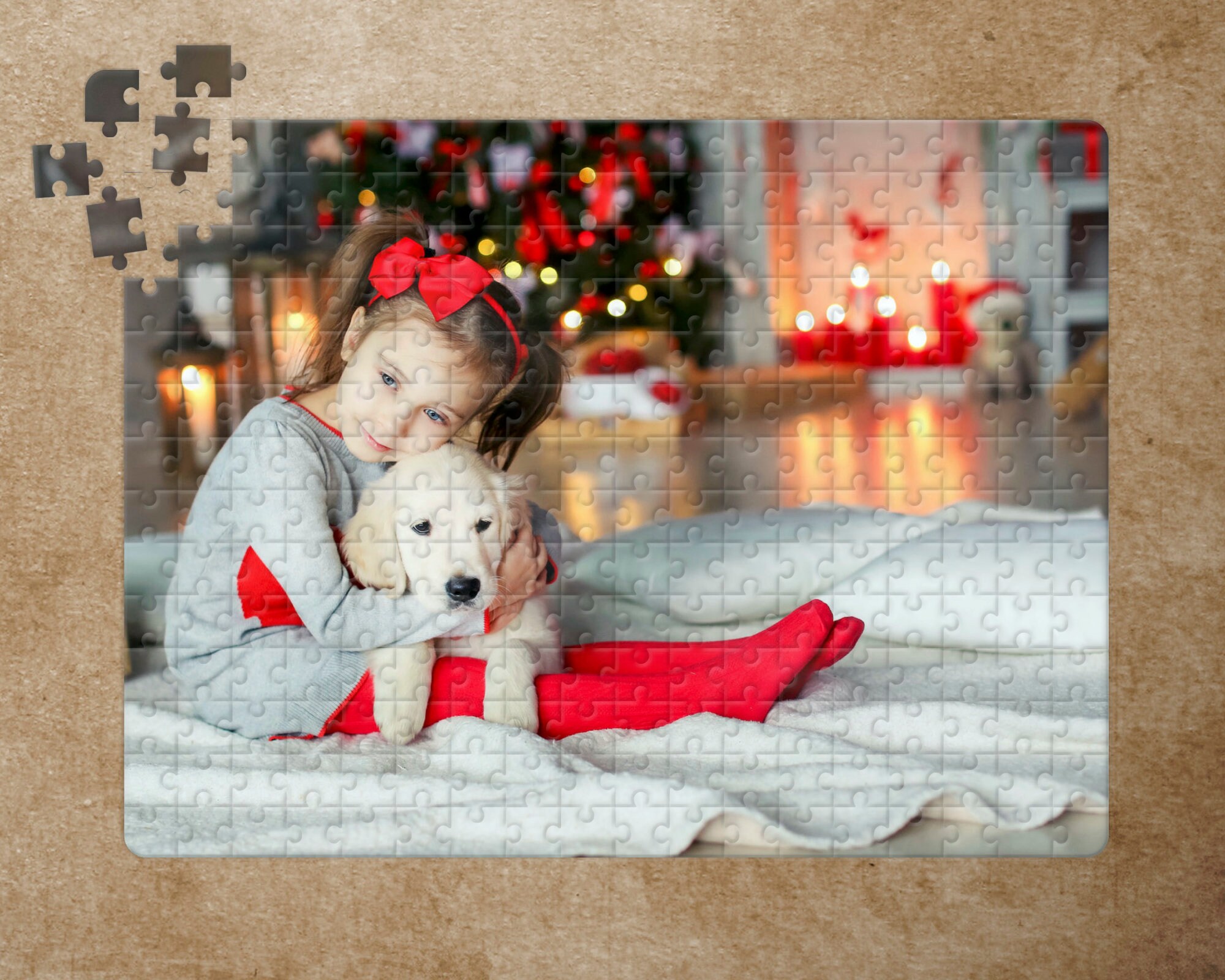 Personalized 252 piece Puzzle Custom Jigsaw Puzzle Christmas | Etsy