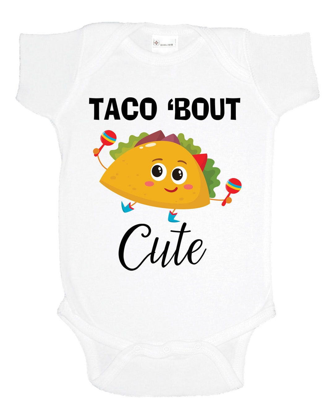 Taco Bout Cute Bodysuit, Taco Shirt, Taco Bout Cute Bodysuit, Taco ...