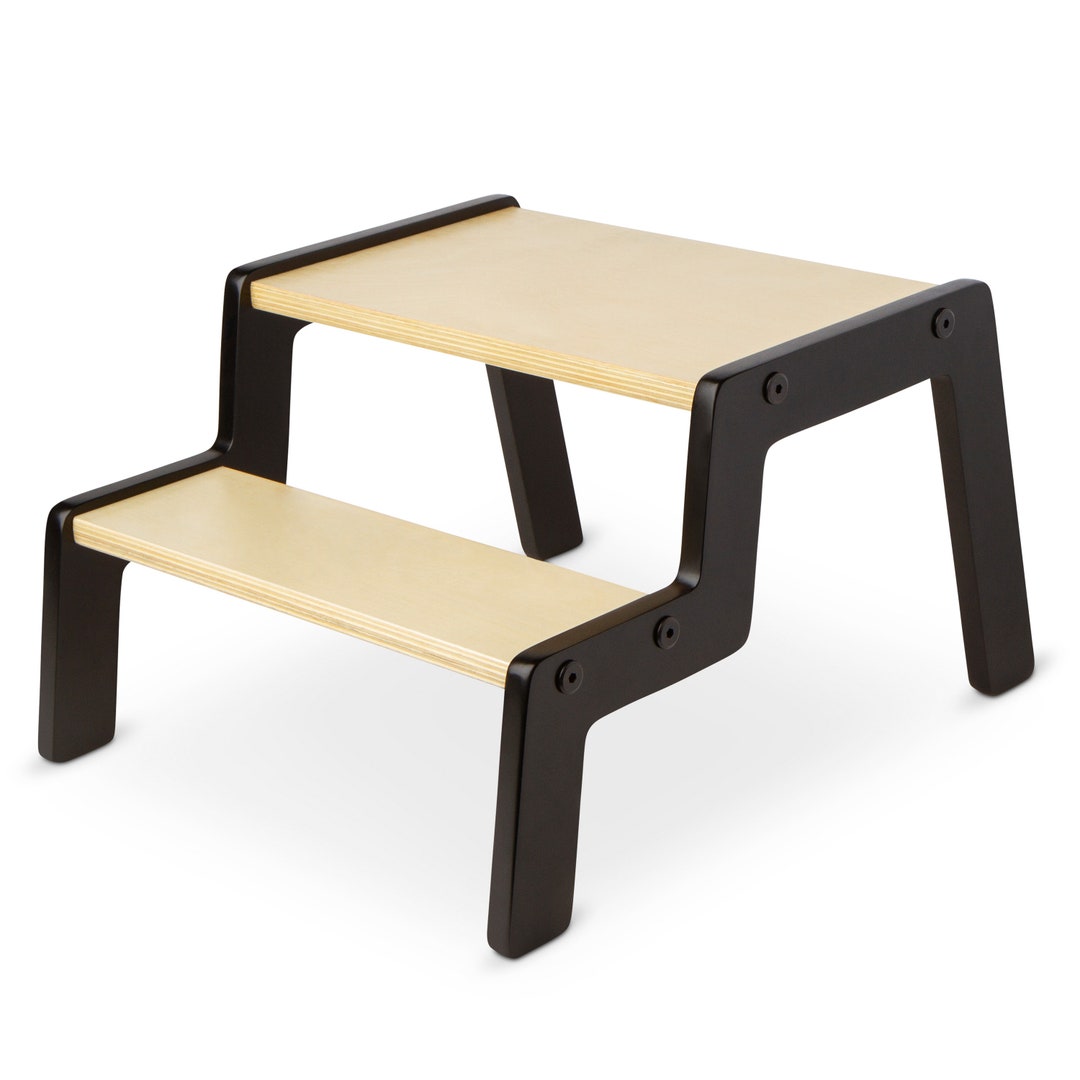 Carter Robert Toys Step Stool-natural Wooden Step Stool for Kids - Wide ...