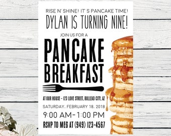 Breakfast invitation | Etsy