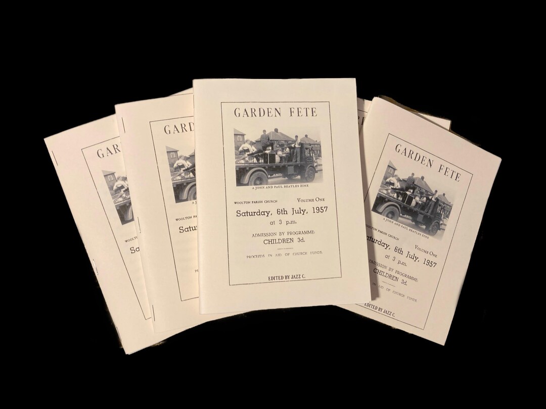 Woolton Fete a Paul and John Beatle Zine - Etsy