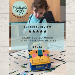 Children's Lunchbox Lunch Pal With Embroidery | Etsy