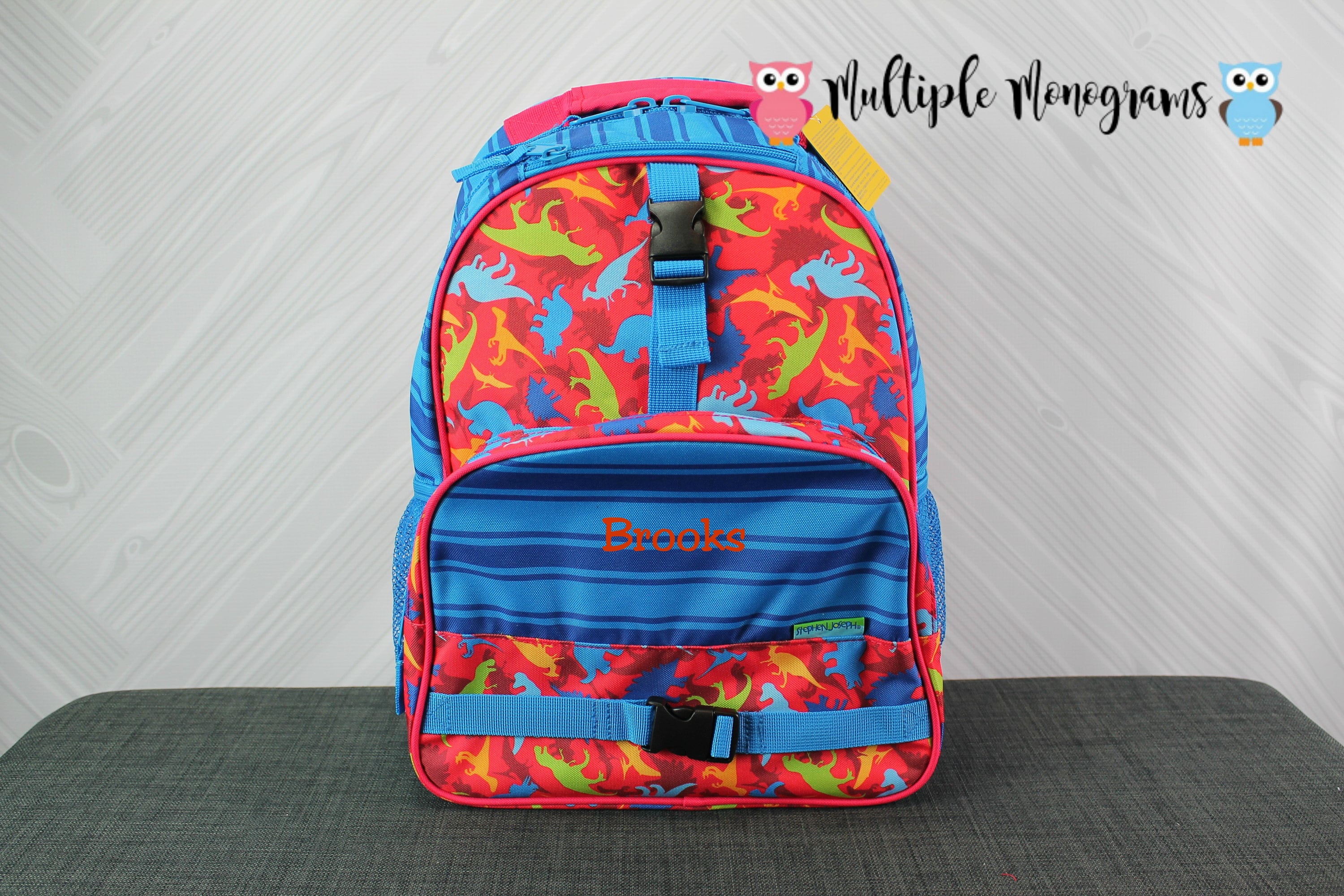 Dinosaur Backpack toddler preschool kids FREE Personalization