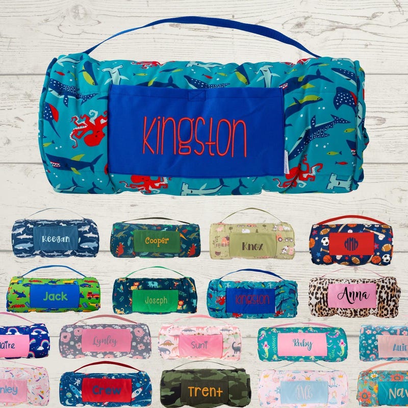Personalized Nap Mat Sharks - Etsy