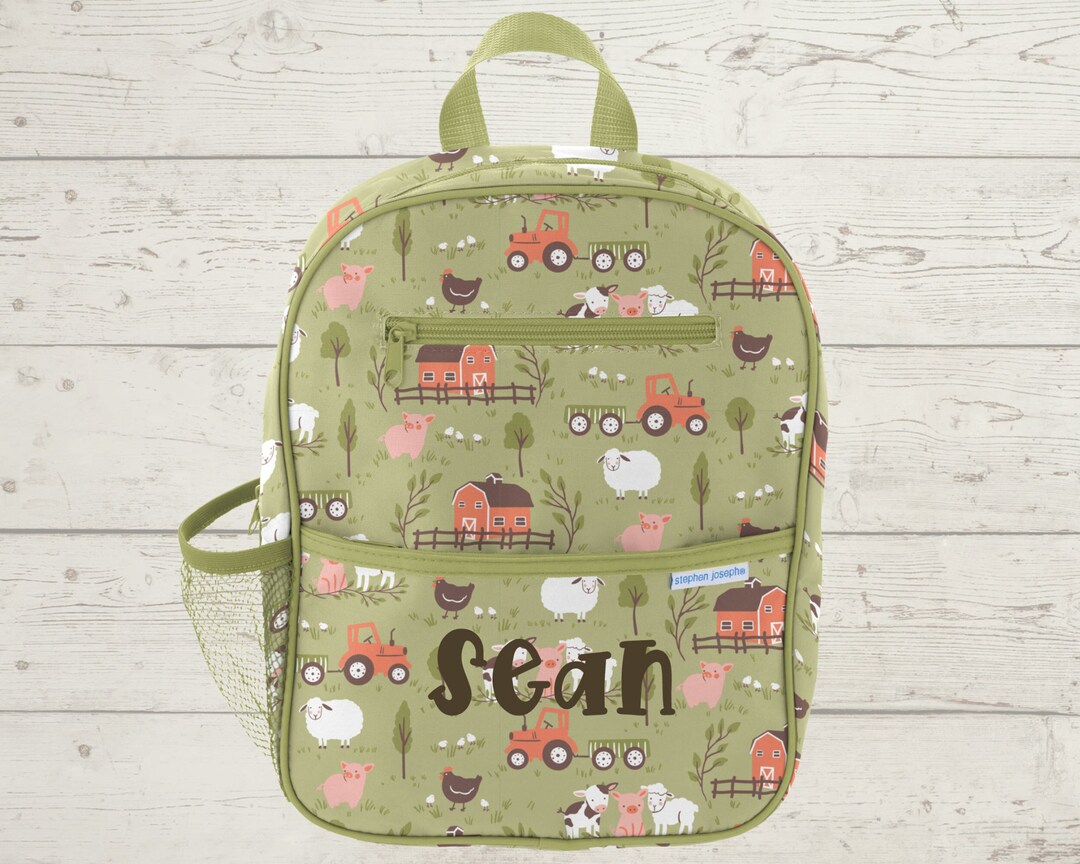 Junior Backpack With Embroidery Personalization - Etsy