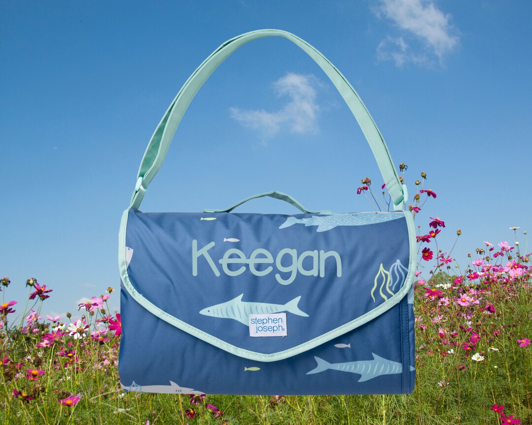 Children's Wipeable Outdoor Blanket FREE Embroidery Personalization - Etsy