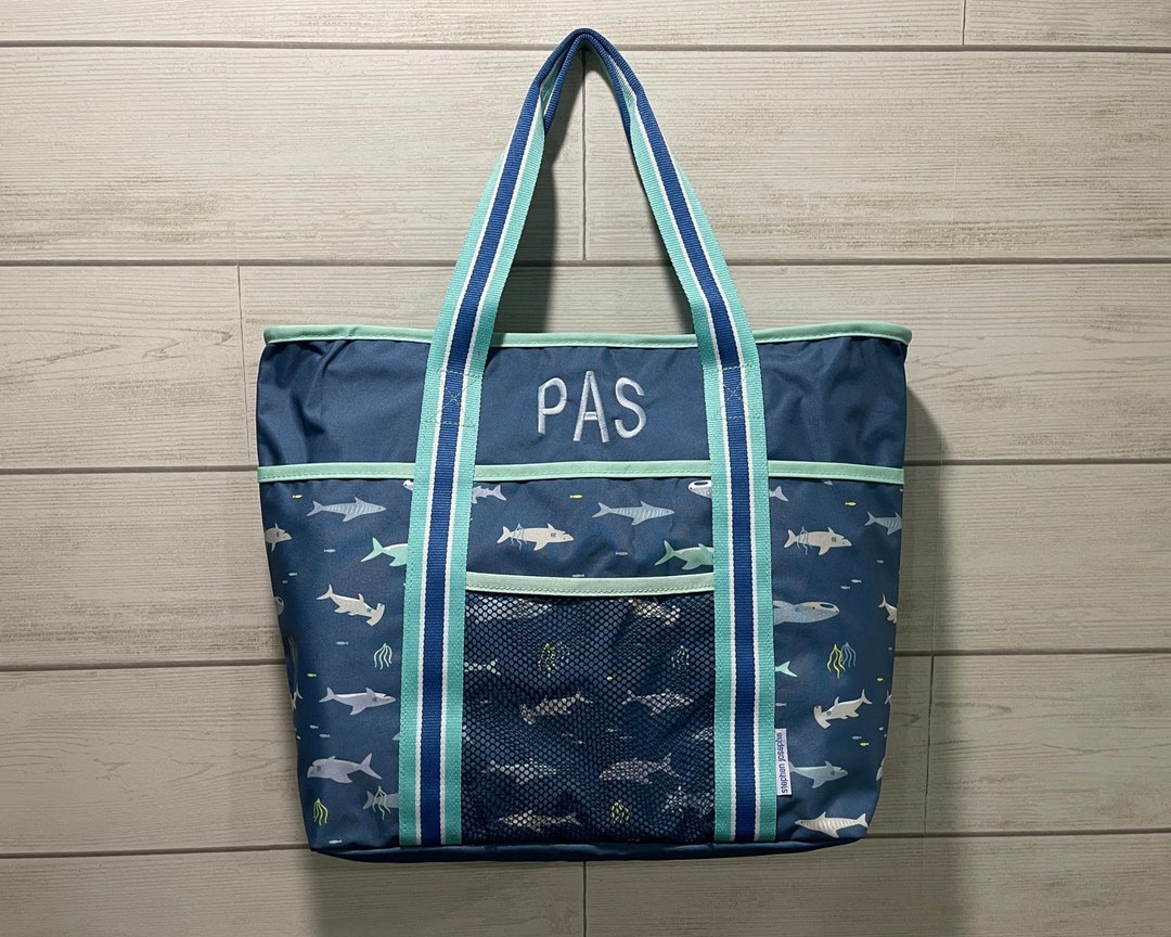 Children's Beach Tote With Embroidery Personalization - Etsy