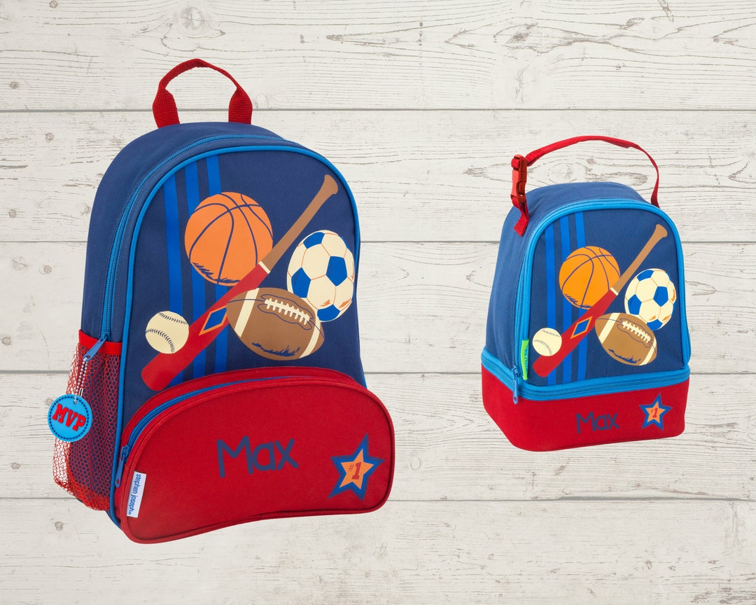 Children's Backpack and Lunchpal Set With Embroidery Personalization - Etsy