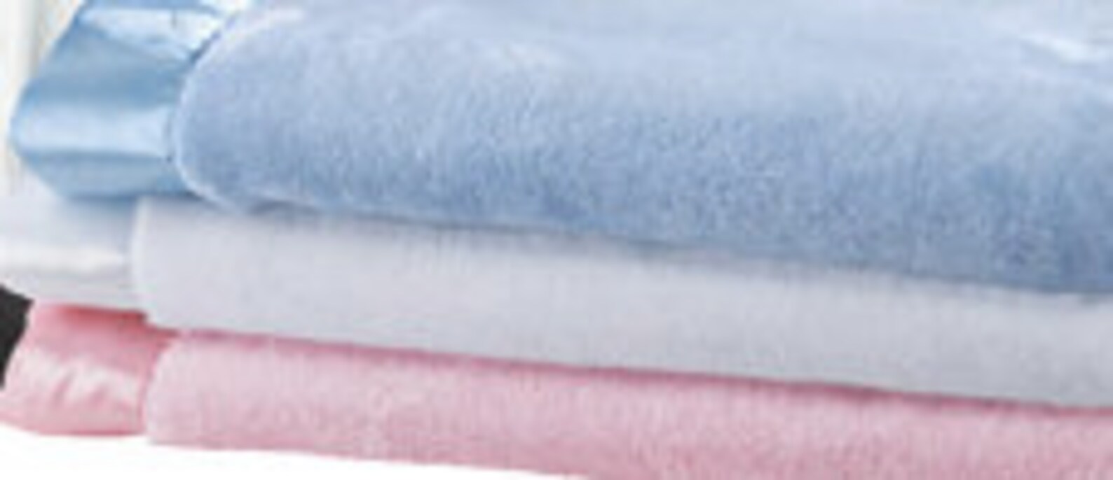 Monogrammed Baby Satin Trim Microfleece Blanket Light Pink | Etsy