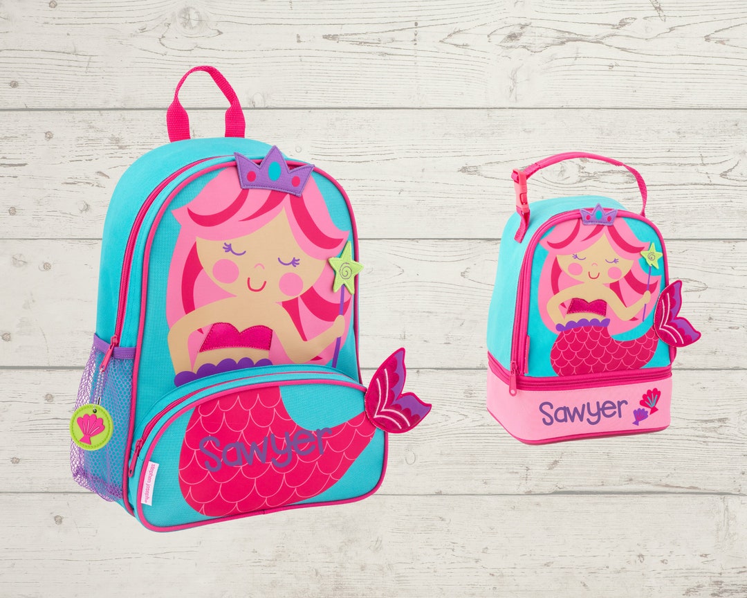 Children's Backpack and Lunchpal Set With Embroidery Personalization - Etsy