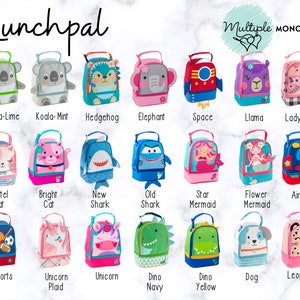 Children's Lunchbox Lunch Pal With Embroidery Personalization - Etsy