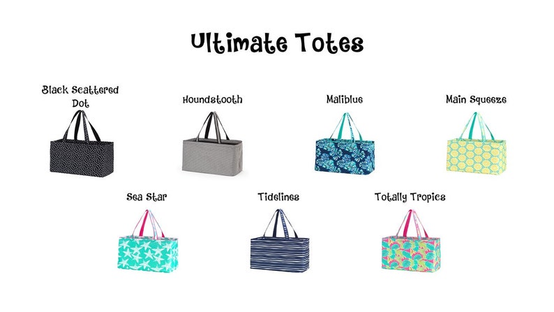 Ultimate Tote Large Utility Bag FREE Personalization - Etsy