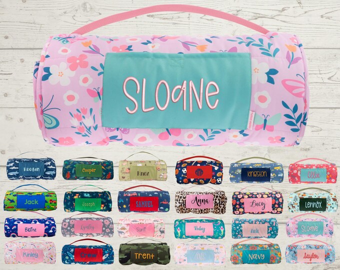 3-in-1 Kids Sleeping Bag, Nap Mat, Nap Roll and Pillow, Cute, Cozy ...