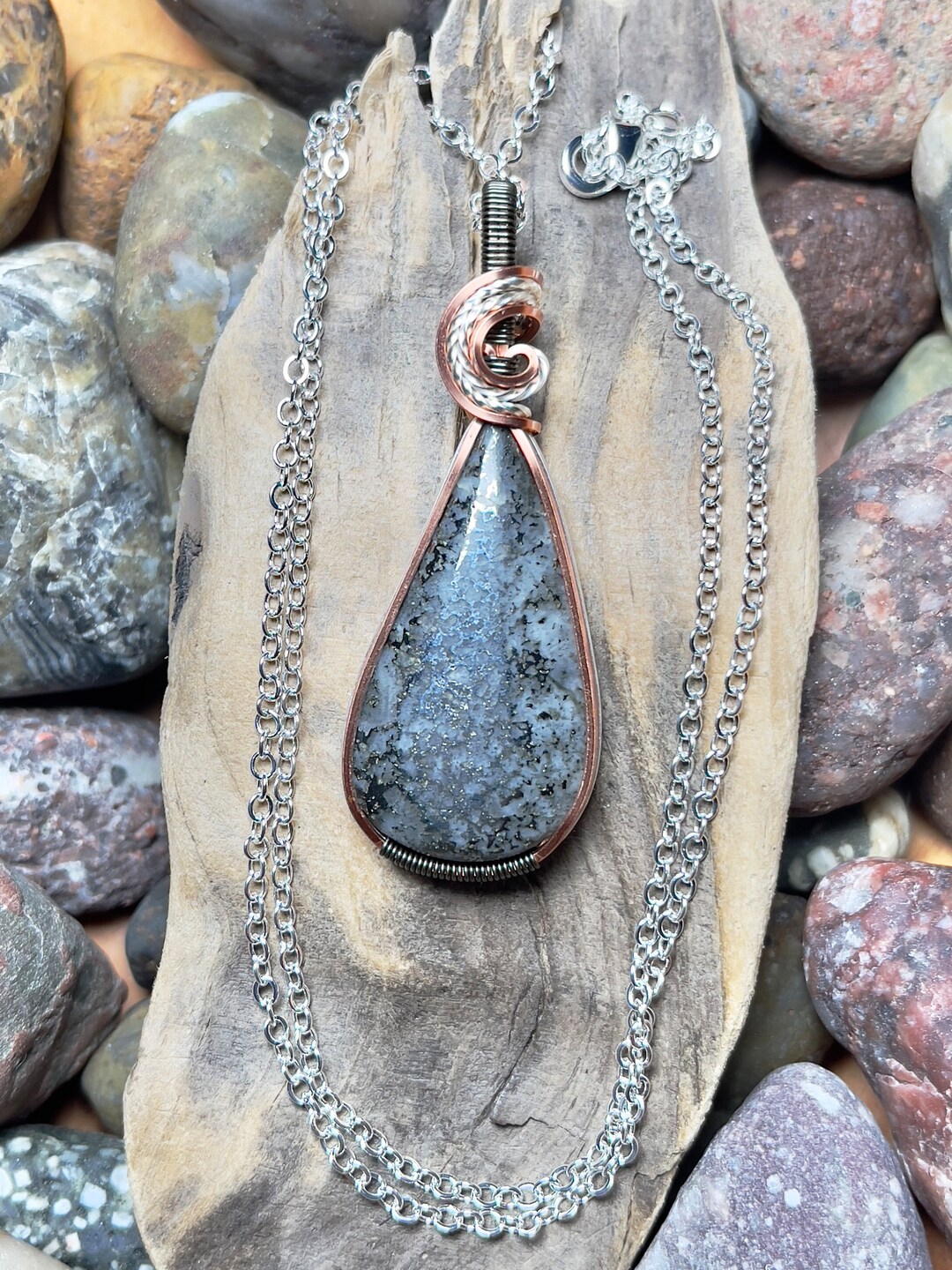 Michigan (keweenaw) Mohawkite Pendant - Etsy