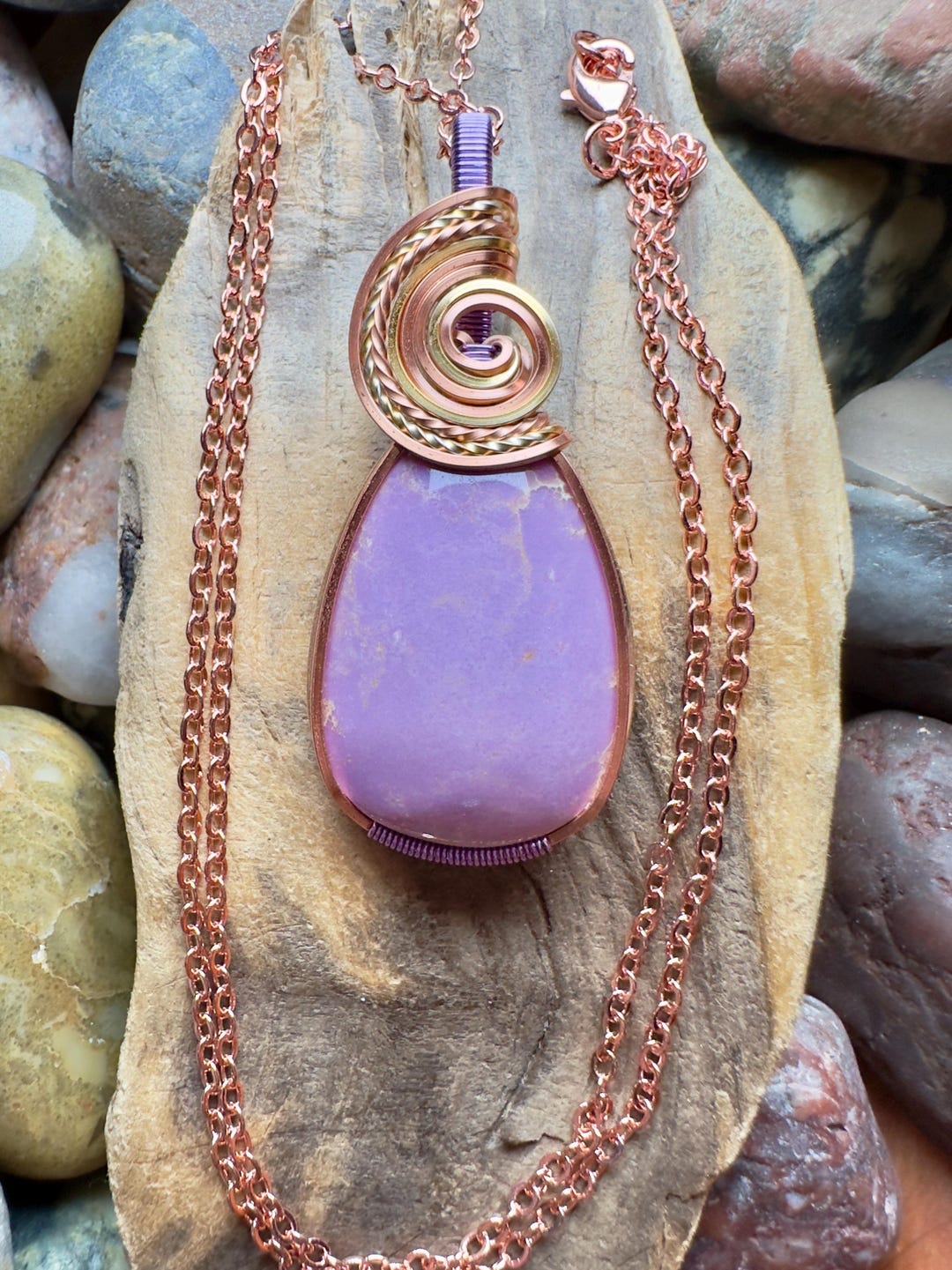 Phosphosiderite Pendant - Etsy