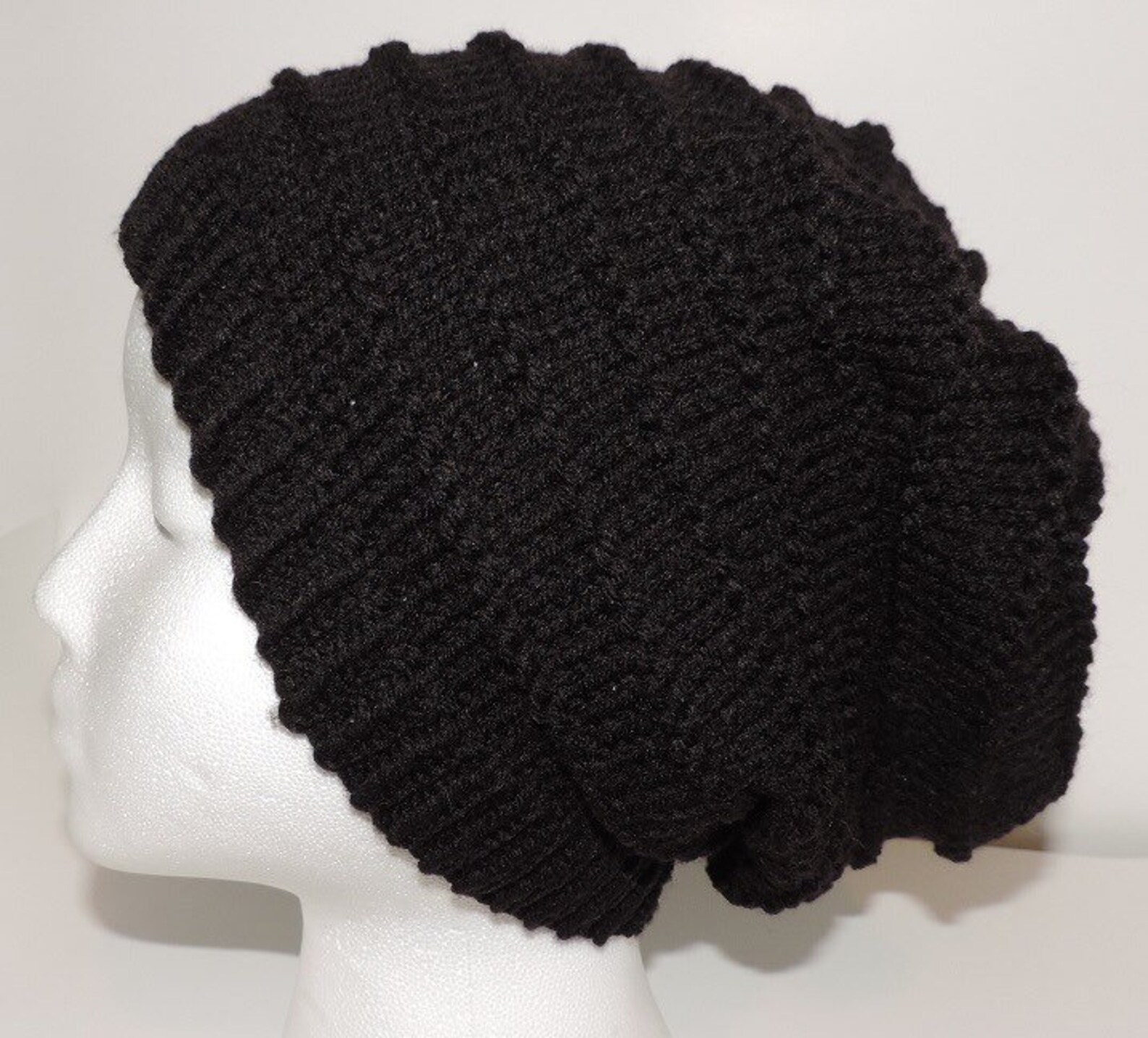 8-ridge Slouch Hat Pattern (PDF)- Circular Knit [unisex/loose Fit] - Etsy