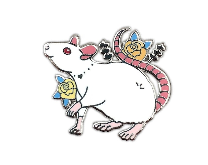 Rat Hard Enamel Pin - Etsy Canada