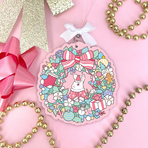 Bunny Ornament - Etsy