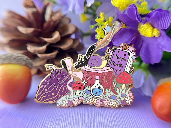 Forest Witch Enamel Pin Witch Pin Forest Pin Enamel Pin | Etsy