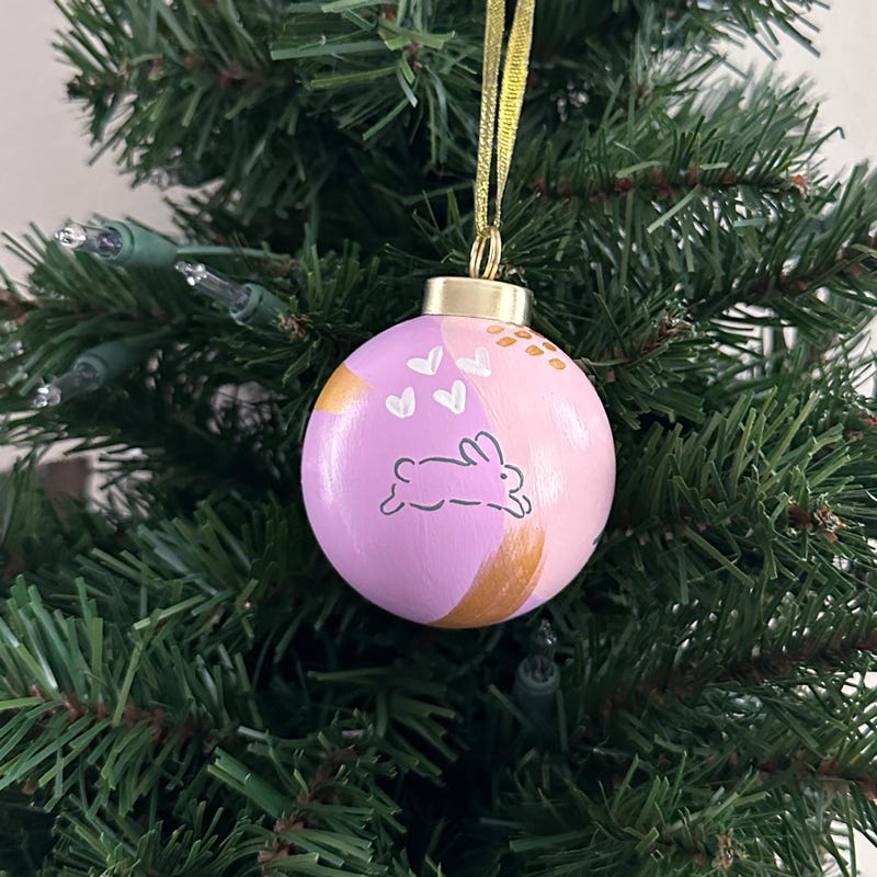 Rabbit Ornament - Etsy