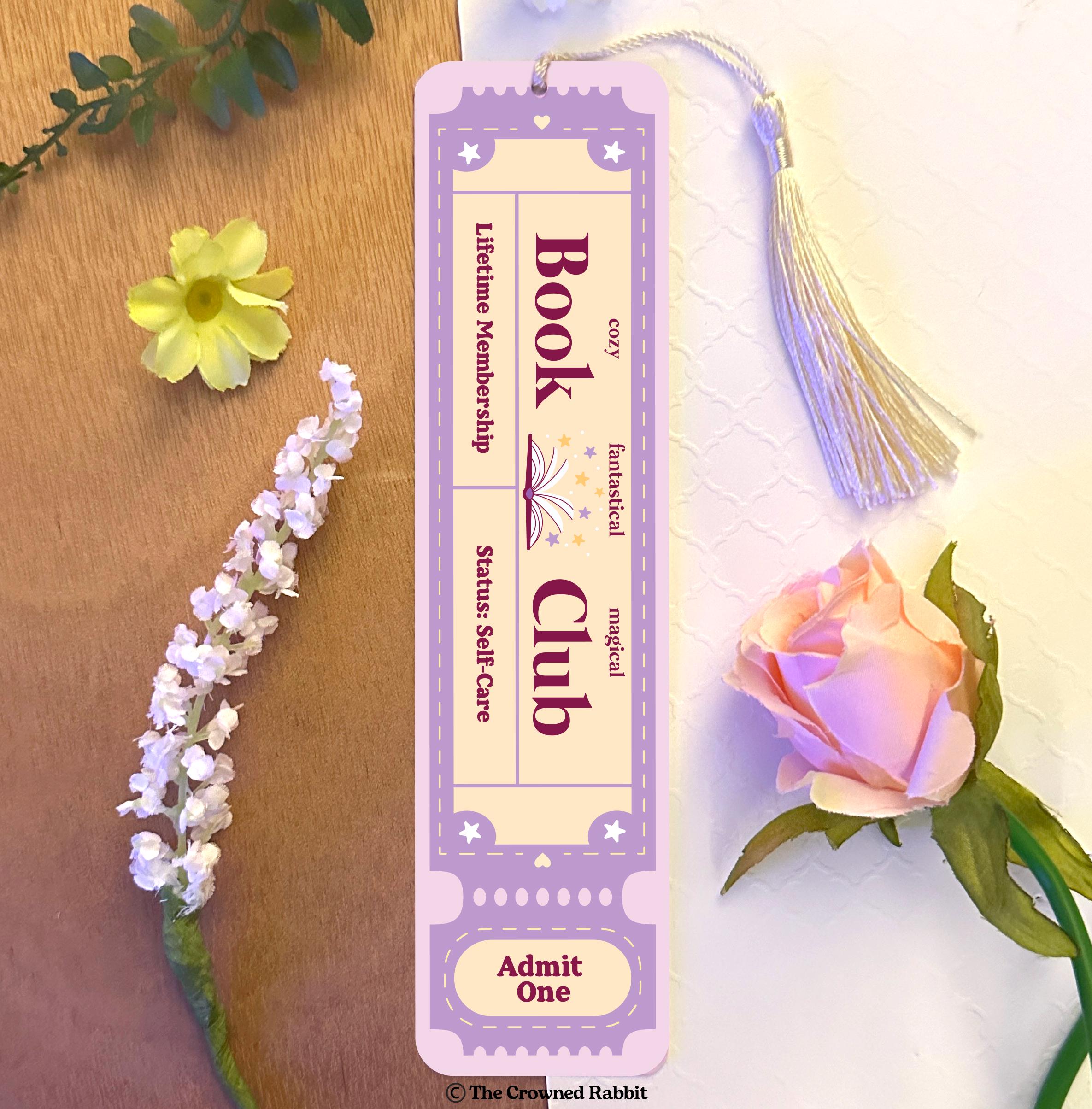 Bookclub Bookmark, Kawaii Bookmark, Book Club, Fairytale Book, Kawaii ...