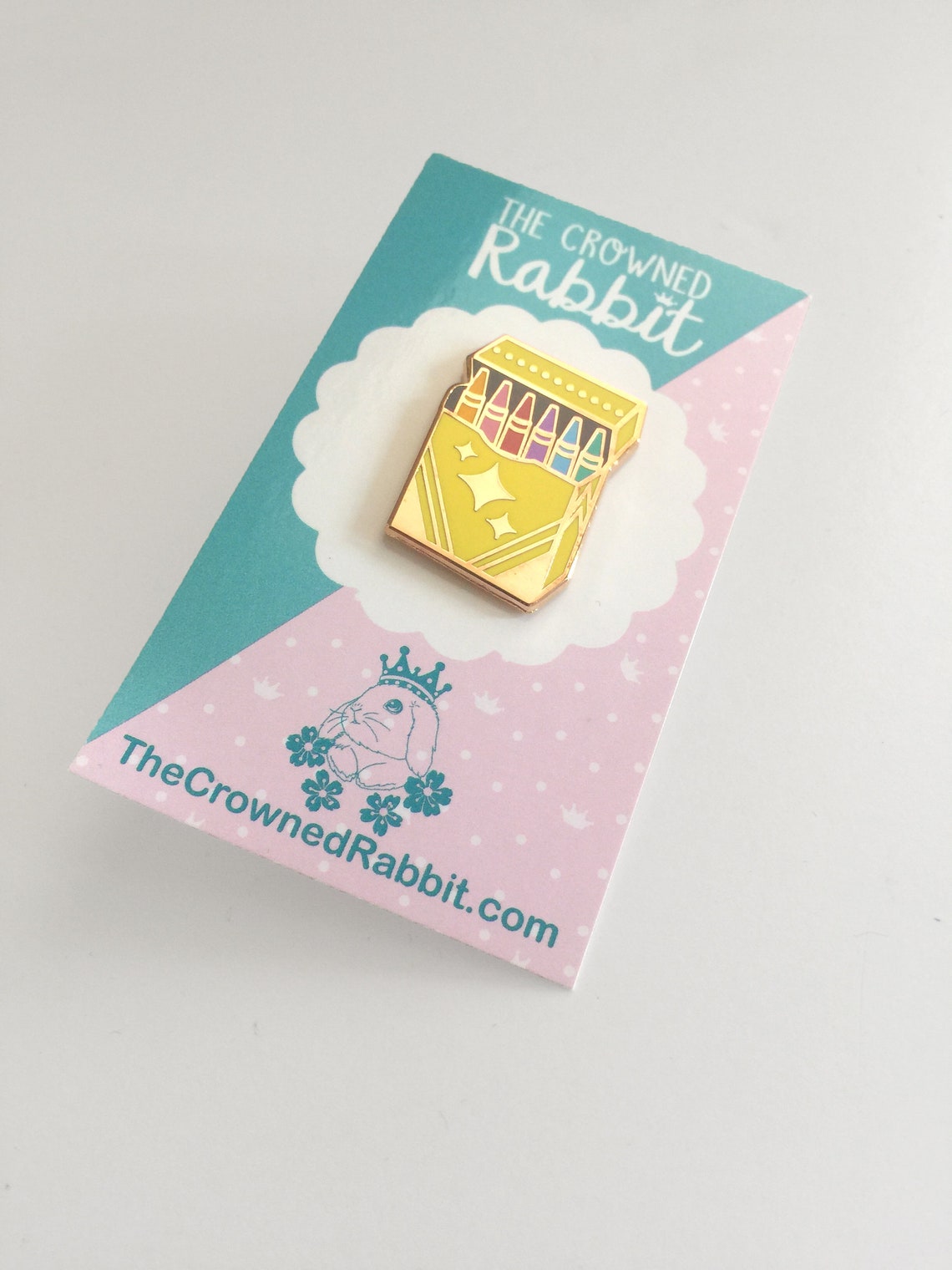 Crayon Set Enamel Pin Retro Pin Hard Enamel Pin Classic | Etsy